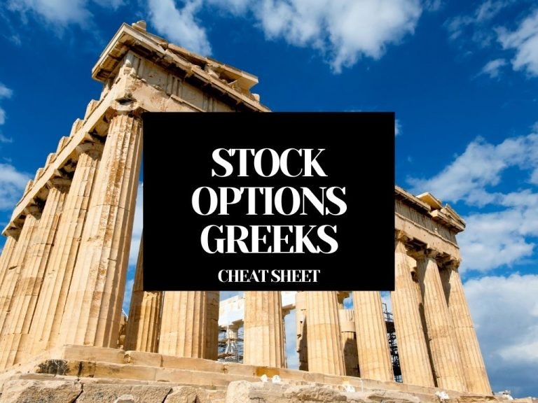 Options Greeks Cheat Sheet: 4 Greeks - Delta, Gamma, Theta, Vega